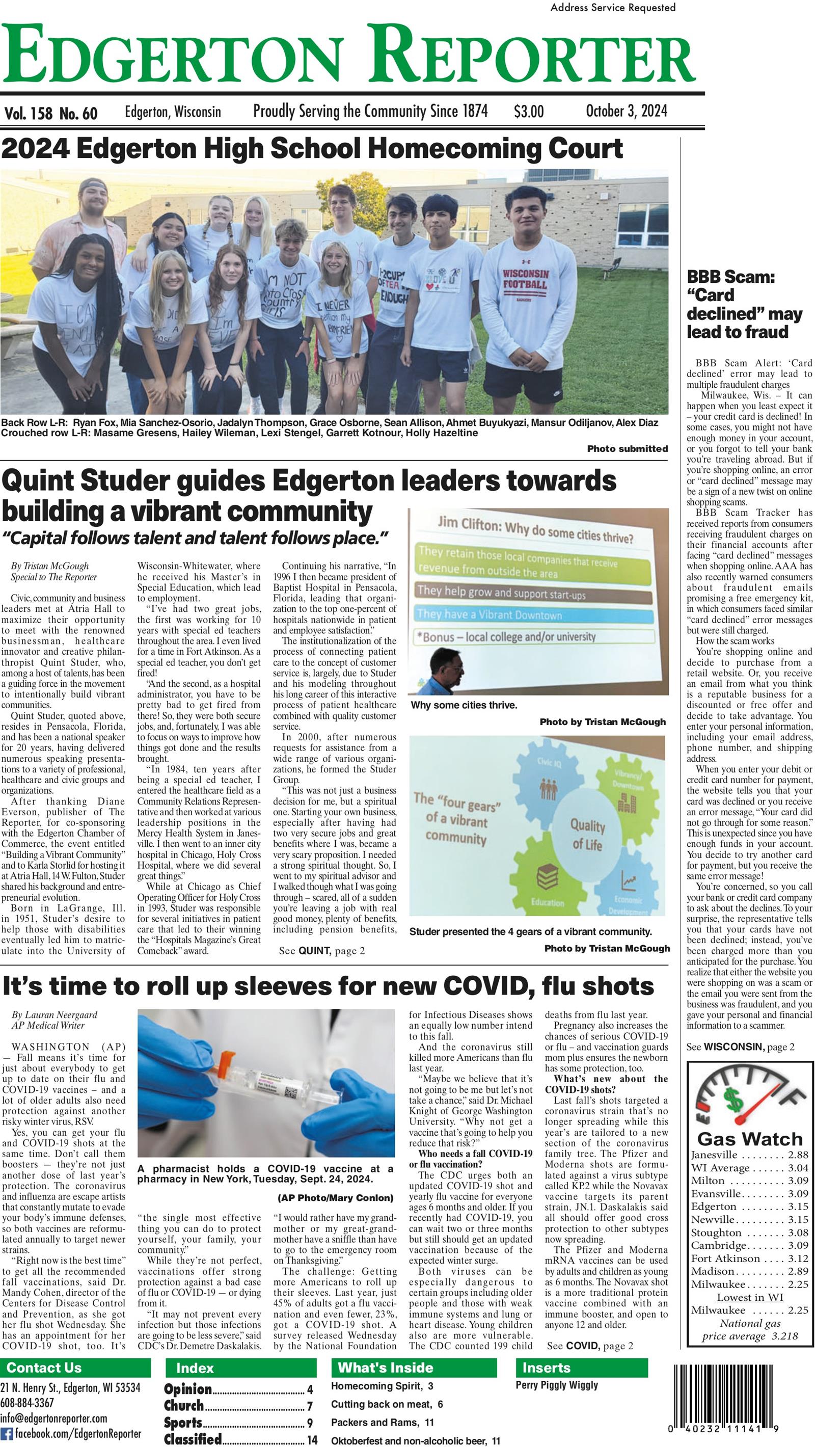 The Edgerton Reporter - October 2, 2024